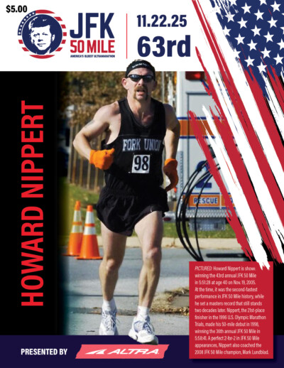 2025 JFK 50 Program cover – JFK 50 Mile